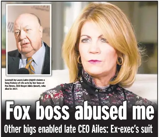 Fox boss abused me - PressReader