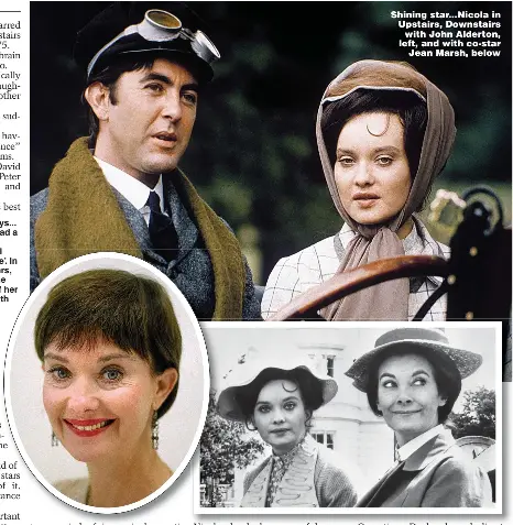 Upstairs, Downstairs star Nicola Pagett dies suddenly from a brain ...