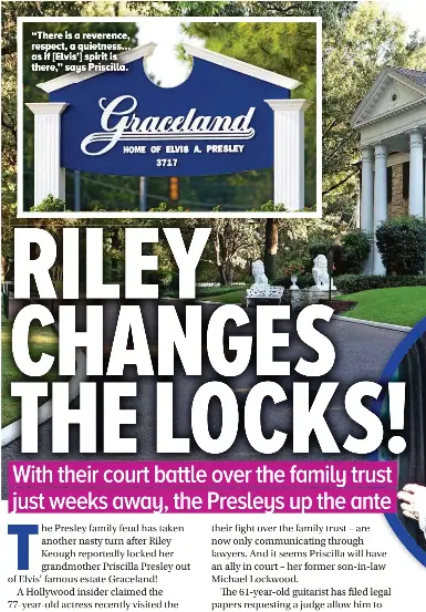 RILEY CHANGES THE LOCKS! - PressReader