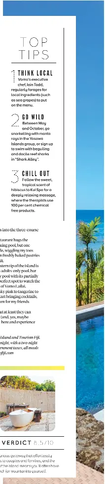 WE STAY AT... Vomo Island - PressReader