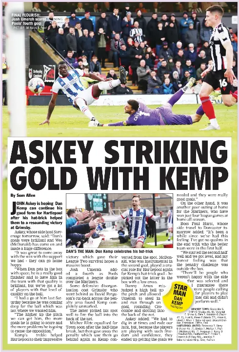 ASKEY STRIKING GOLD WITH KEMP - PressReader