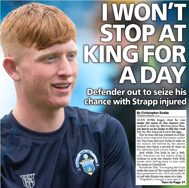 I WON’T STOP AT KING FOR A DAY - PressReader