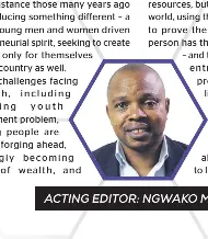 FOREWORD FROM ACTING EDITOR: - PressReader