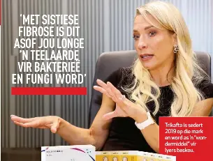 ‘MET SISTIESE FIBROSE IS DIT ASOF JOU LONGE ’N TEELAARDE VIR BAKTERIEË ...