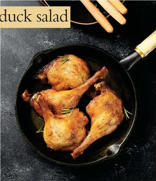 Crispy duck salad - PressReader