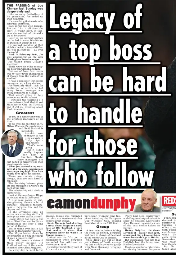 Legacy of a top boss can be hard to handle for those who follow - PressReader