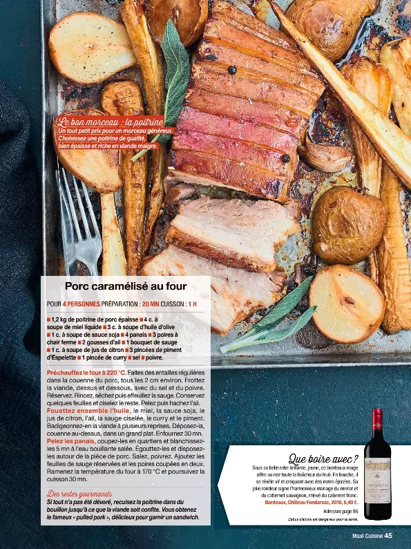 Porc caramélisé au four - PressReader