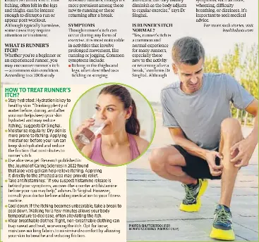 Runner’s itch: The reason why you feel itchy after a run - PressReader