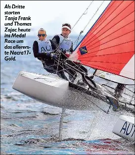 Sie brilliert mit Intelligen­z, heute kann Tanja Frank mit Thomas Zajac ...