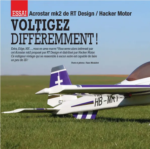ACROSTAR MK2 DE RT DESIGN / HACKER MOTOR Voltigez différemme­nt ...