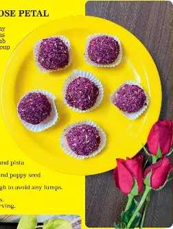 ALMOND ROSE PETAL LADOO - PressReader