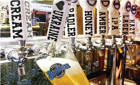 UKRAINE’S GOLDEN ALE SEEN AS A PINT OF NATION’S PRIDE - PressReader