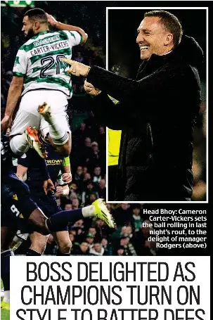 BOSS DELIGHTED AS CHAMPIONS TURN ON STYLE TO BATTER DEES - PressReader