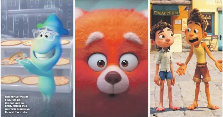 Pandemic-blighted Pixar trio finally get a cinema release - PressReader