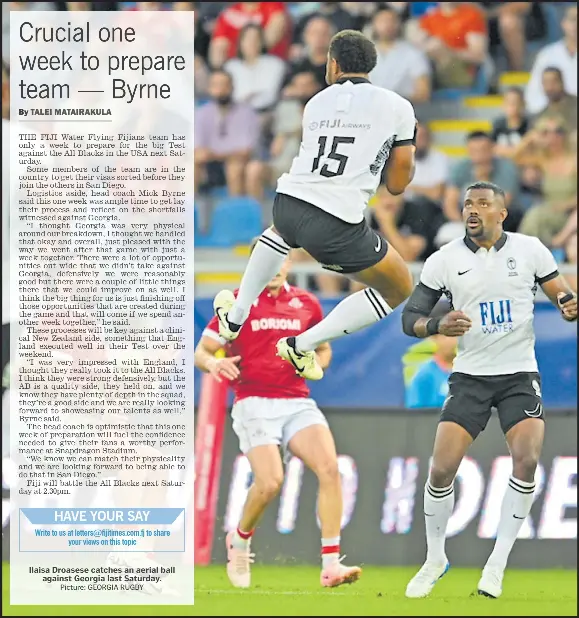 Crucial one week to prepare team — Byrne - PressReader