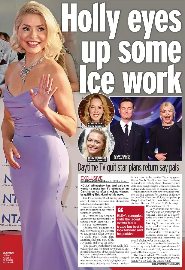 Holly eyes up some Ice work - PressReader