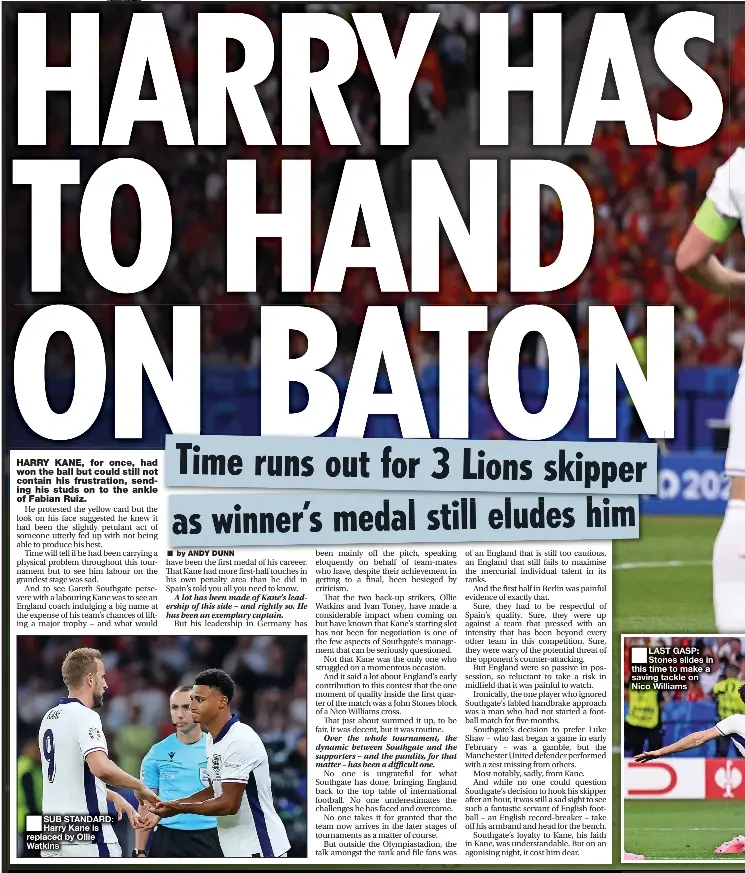 HARRY HAS TO HAND ON BATON - PressReader