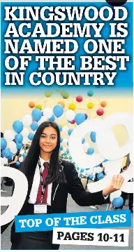 KINGSWOOD ACADEMY IS NAMED ONE OF THE BEST IN COUNTRY - PressReader