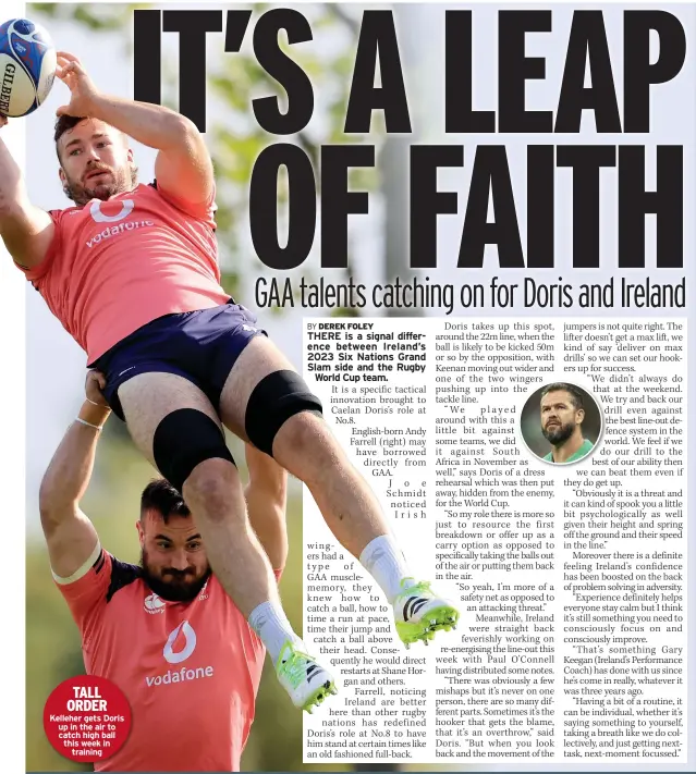 IT’S A LEAP OF FAITH GAA talents catching on for Doris and Ireland - PressReader