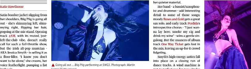 Biig Piig review - charismati­c alt-popper struggles to find her rhythm - PressReader