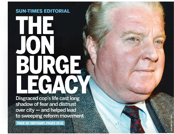 THE JON BURGE LEGACY - PressReader