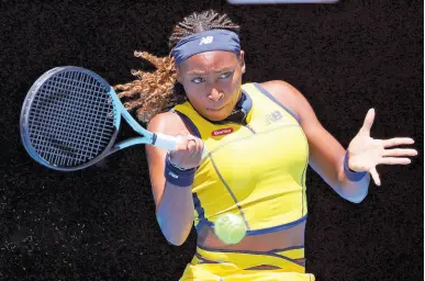 Gauff advances at Australian Open - PressReader