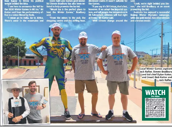 ISA DREAMS BIG WITH BID FOR WINTER OLYMPICS – - PressReader