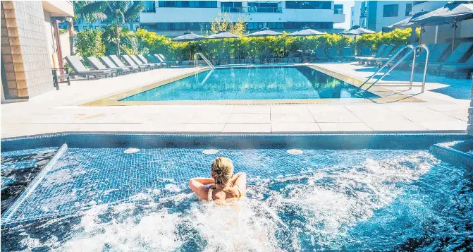 Grant Bradley stays in the executive suite in the Pinnacle Tower of the Cordis, Auckland ...