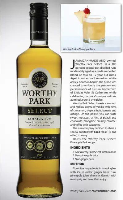 Worthy Park Select’s Pineapple Park - PressReader