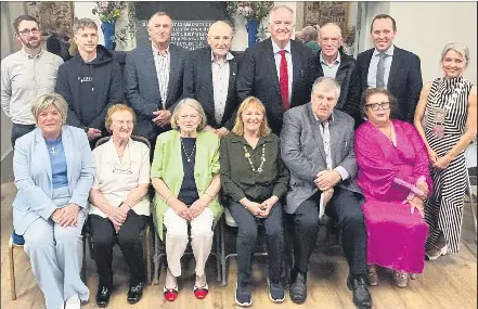 Looking back on the opening of Ballysagga­rt's new community centre ...