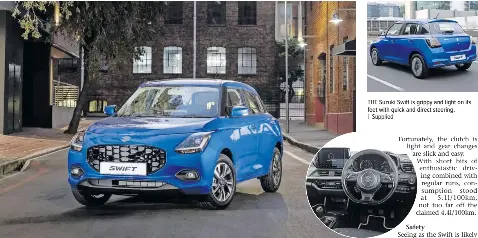 Driving impression­s: why the Swift deserves its crown - PressReader