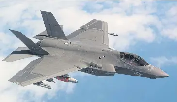 Air force eyes F-35 stealth jets - PressReader