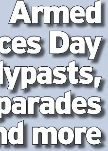 Armed Forces Day flypasts, parades and more - PressReader