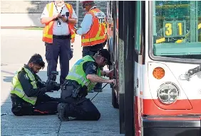 Woman dies after being pinned under bus - PressReader