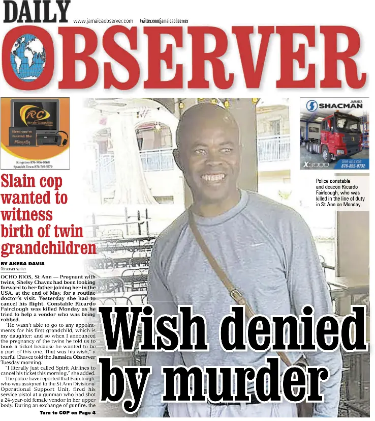 Wish denied by murder - PressReader