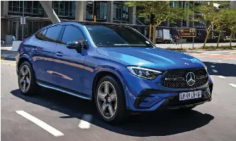 Mercedes diesel GLC Coupe a stylish and dynamic drive - PressReader