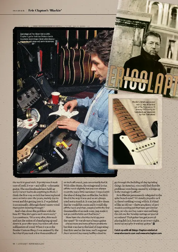 eric Clapton’s ‘blackie’ - PressReader