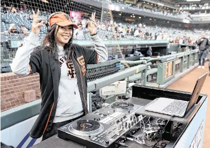 DJ Umami brings Bay Area ‘flavor’ to Giants home games - PressReader