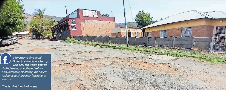 Emgwenya residents gatvol of filthy streets and dirty tap water ...