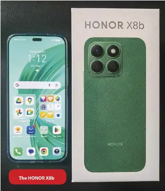 HONOR X8b wows with its display quality, battery life, storage, design ...