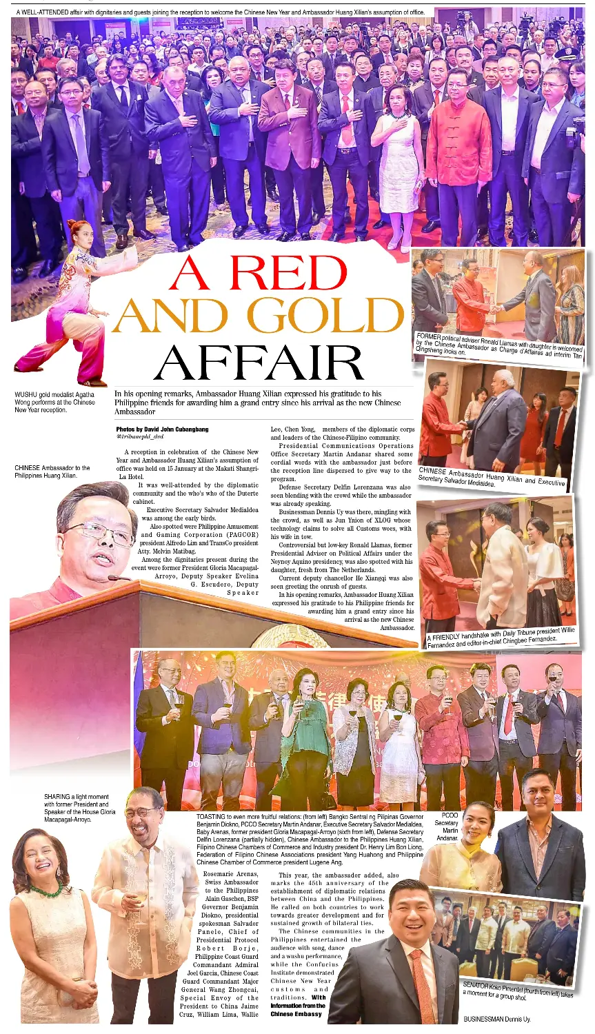 A RED AND GOLD AFFAIR - PressReader