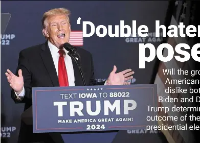 ‘Double haters ’ poser - PressReader