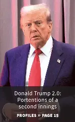 Donald Trump 2.0: Portention­s of a second innings - PressReader