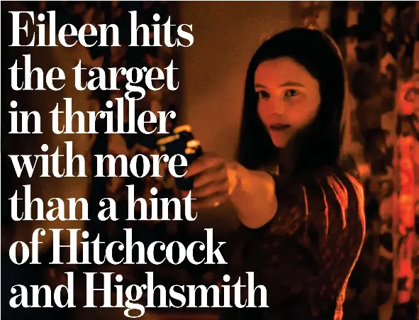 Eileen hits the target in thriller with more than a hint of Hitchcock ...