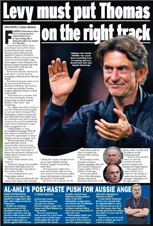 Levy must put Thomas on the right track - PressReader