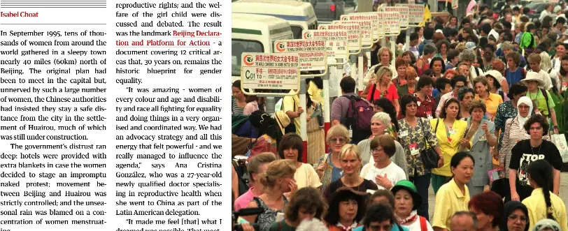 ‘We had all this energy’: the landmark gathering of women that unnerved the Chinese government ...