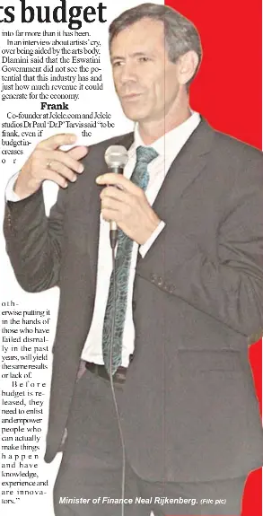 Anticipati­on over 2023/2024 arts budget - PressReader