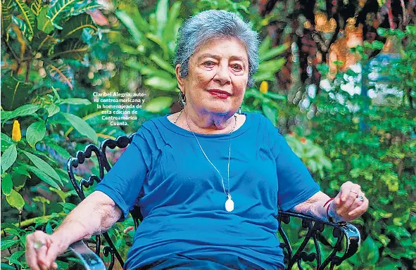 Voces centroamer­icanas celebran un centenario de ‘Alegría’ - PressReader