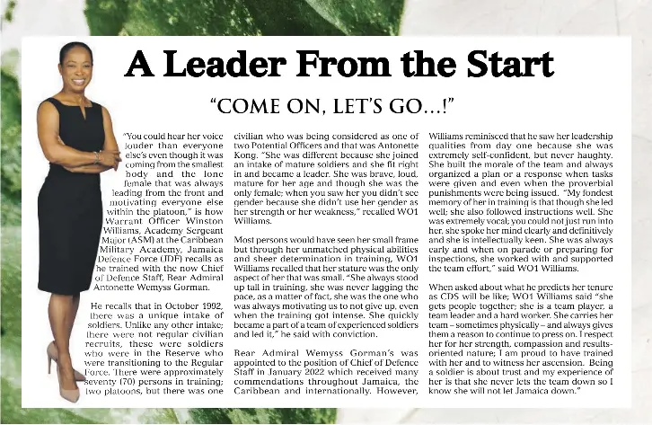 A Leader From the Start - PressReader
