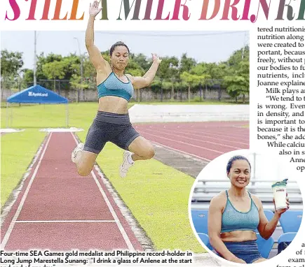 THREE-TIME OLYMPIAN MARESTELLA SUNANG IS STILL A MILK DRINKER AT 40 ...